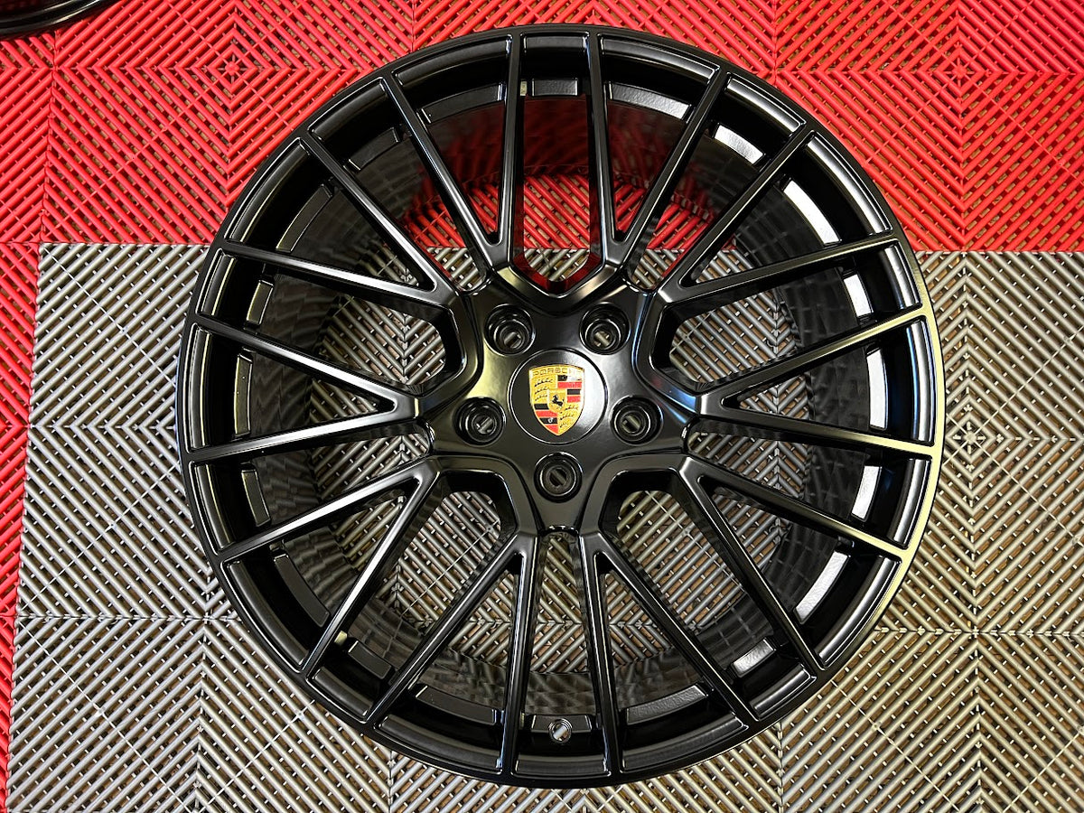 OEM 21" Porsche 9Y0 Cayenne RS Spyder Wheels Satin Black – Midwest Euro Parts LLC