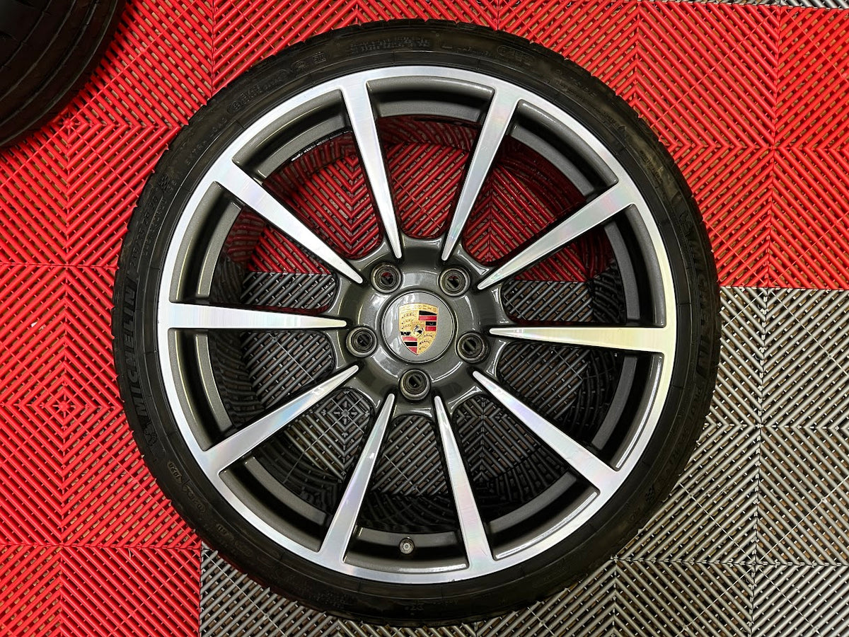 OEM 20" Porsche 991 911 Carrera Classic Wheels w/Michelin Tires ...