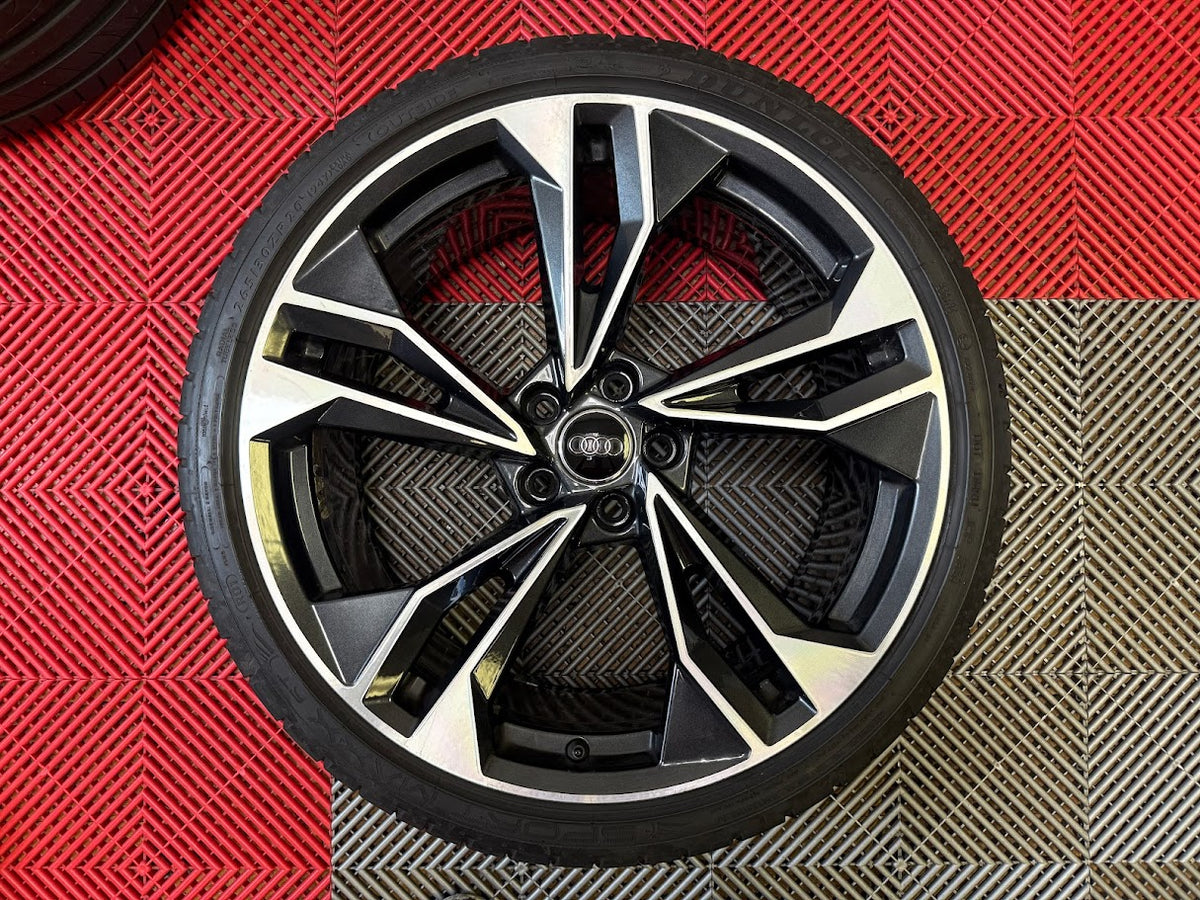 OEM 20" Audi A5 S5 Sportback Wheels Black Optic w/Tires – Midwest Euro ...